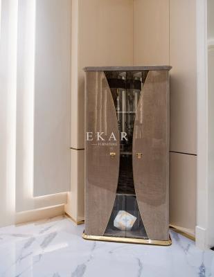 China Modern Luxury Design High Gloss 2 Door Cupboard Cabinet for sale