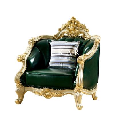 China Classic Luxury Wooden Design Furniture Living Room Sofa Set for sale