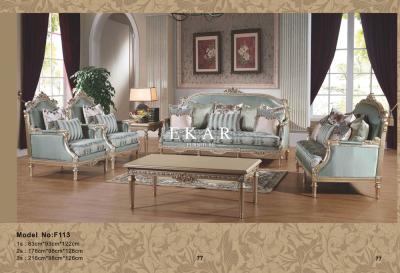 China Classic Carved Luxury Sofa Set Design Living Room Furniture for sale
