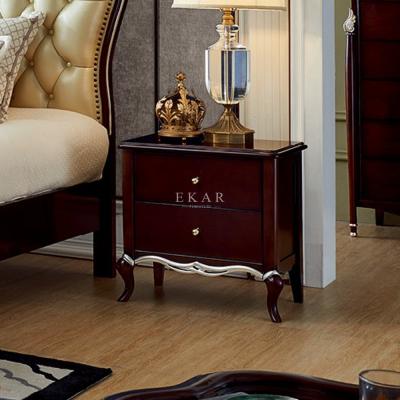 China Vintage Bedroom Furniture Nightstand Wooden Bedside Table for sale