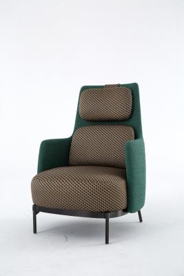 China Contemporary European Italian Single Seat Modern Leather Sofa for sale