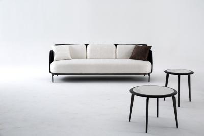 China Living Room Metal Legs Contemporary Design Fabric Modern Sofa Set for sale