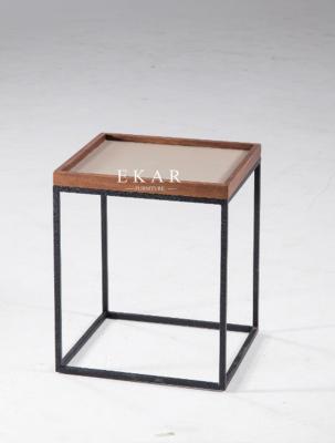 China Living Room Modern Stainless Steel Coffee Side Table for sale