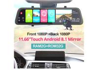 China 11.66 Inch Android 8.1 4G LTE Dash Cam for sale