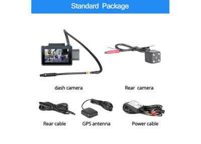 China 1080P FHD Android Dual Lens 3G 4G LTE Dash Camera for sale