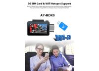 China 1080P FHD Android Dual Lens 3G 4G LTE Dash Camera for sale