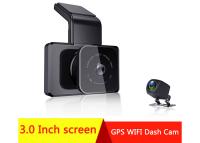 China 3 Inch 150 Degree View Angle mirror dash camera With GPS Logger for sale