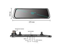 China 10 Inch HD 1080P 4G LTE Dash Camera for sale