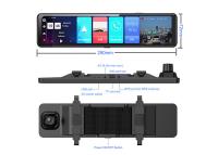 China Quad Core Android 8.1 ADAS Car DVR Dash Camera for sale