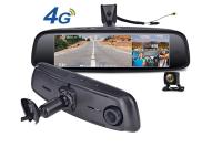 China HD 1080P 3CH 4G LTE Rear View Mirror Dash Cam for sale