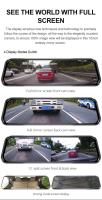 China Touch Screen 4G Android 8.1 Car DVR Camera for sale