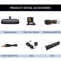 China 1280x400 IPS touch screen 3 Cameras Android 5.1 4G Car DVR for sale