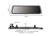 China Dual Cams Recording Android 8.1 ADAS 4G Car DVR for sale