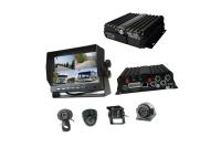 China 4 Channels H.264 Dual SD Card Live Stream 4G Car DVR for sale
