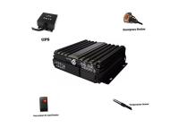 China Live Stream H.264 4CH Dual SD Card Mobile DVR For Vehicles for sale