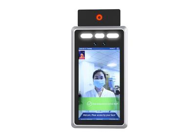 China Electronic Voice Broadcast 0.3℃ Accuracy Face Recognition Body Temperature Scanner for sale