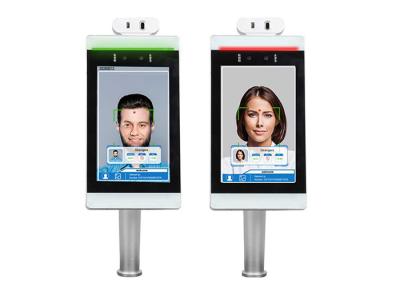 China 7 Inch IPS HD Display Access Control Face Recognition Body Temperature Scanner for sale