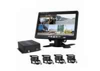 China Real Time 3mA 4CH H.265 AHD 1080P Car Dvr Recorder for sale