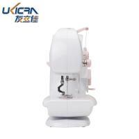 China Mini Household Sewing Machine UFR-601 with 0-5mm Stitch Length in White and Pink Color for sale