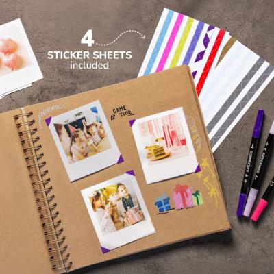 China Custom Kraft Paper Scrapbook Album with 80 Pages Spiral Bound and Customizable Printing for Photo Albums and Memory Books for sale