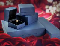 China Custom Rigid Jewelry Gift Box with Velvet Lining and Matte/Gloss Lamination for Luxury Packaging for sale