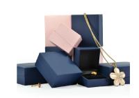 China Custom Rigid Jewelry Gift Box with Velvet Lining and Matte/Gloss Lamination for Luxury Packaging for sale