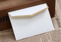 China Custom Luxury Paper Envelopes with Gold Foil Edges and 120-250gsm Premium Textured Art Paper for Personalized Stationery for sale