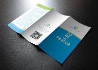 China Custom OEM Tri-Fold Brochure Printing Full-Color Offset Printed Promotional Flyers with Eco-Friendly Material Options for sale