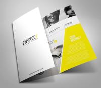 China Custom OEM Tri-Fold Brochure Printing Full-Color Offset Printed Promotional Flyers with Eco-Friendly Material Options for sale