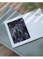 China Custom OEM Light Projection Postcard with 300gsm-400gsm Coated Art Paper and Light-Transmission Film Processing for Unique Keepsake Cards for sale