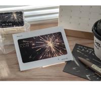China Custom OEM Light Projection Postcard with 300gsm-400gsm Coated Art Paper and Light-Transmission Film Processing for Unique Keepsake Cards for sale