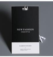 China Custom OEM Clothing Hang Tags with 250gsm-400gsm Textured Paper & Foil Stamping for Brand Labels for sale