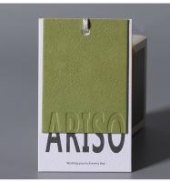 China Custom OEM Clothing Hang Tags with 250gsm-400gsm Textured Paper & Foil Stamping for Brand Labels for sale