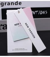 China Custom OEM Clothing Hang Tags with 250gsm-400gsm Textured Paper & Foil Stamping for Brand Labels for sale