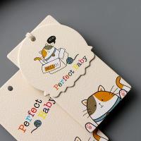 China Custom Die-Cut Hang Tags with Child-Safe Specialty Paper and Offset Printing for Kids' Apparel Labels for sale