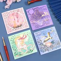 China Custom OEM 3D Laser Cut Layered Die-Cut Greeting Cards and Invitations for Weddings and Holidays for sale