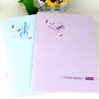 China Custom OEM Music Sheet Notebook with 70-80gsm Smooth Writing Paper and Custom Staff Line Count & Spacing in Multiple Binding Options for sale