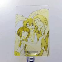 China Custom OEM Transparent Acrylic Color Mixing Card with Premium Clear Acrylic and UV Printing for See-Through Trading Cards for sale