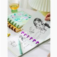 China Custom OEM Printed Disc-Bound Notebook with Premium Coated Cardstock and Durable Disc-Binding System for sale