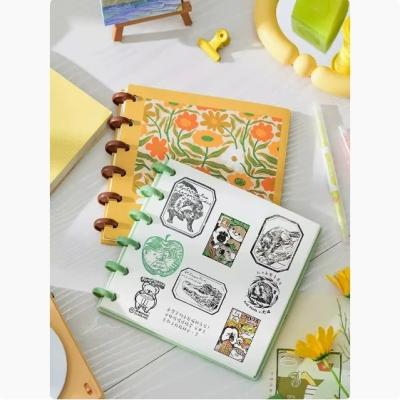 China Custom OEM Printed Disc-Bound Notebook with Premium Coated Cardstock and Durable Disc-Binding System for sale