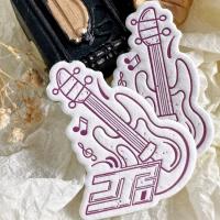 China Custom OEM Premium Cotton Paper Emblem with Offset Printing and Custom Die-Cutting for Unique Soft Textured Paper Badges for sale