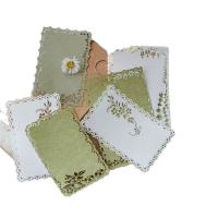 China Custom OEM/ODM Die-Cut Lace Paper Card with Premium Textured Paper and Precision Die-Cutting for Scrapbooking for sale