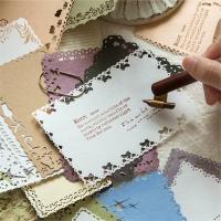 China Custom OEM/ODM Die-Cut Lace Paper Card with Premium Textured Paper and Precision Die-Cutting for Scrapbooking for sale