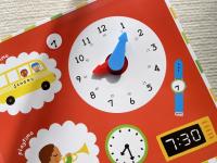 China Custom OEM Printing Interactive Clock Board Book with Child-Safe Materials and Interactive Clock Mechanism for Educational Learning for sale