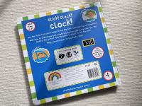 China Custom OEM Printing Interactive Clock Board Book with Child-Safe Materials and Interactive Clock Mechanism for Educational Learning for sale