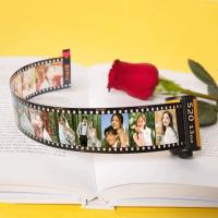 China Custom OEM Film Roll Photo Keychain with Precision Full-Color Printing and Durable Metal Hardware for sale