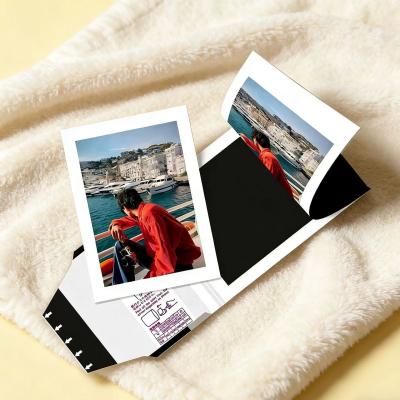 China Custom OEM Peel-Off Polaroid-Style Photo Cards with Premium Thick Cardstock and Peel-Off Adhesive Backing for Full-Color Printing for sale