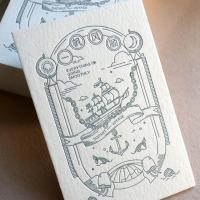 China Custom OEM Letterpress Embossed Postcard Printing with Premium Textured Paper and Traditional Letterpress Craftsmanship for sale