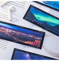 China Custom OEM Wide-Format Transparent Film Bookmark with Premium Plastic Film and Full-Color Printing for sale