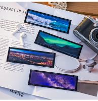 China Custom OEM Wide-Format Transparent Film Bookmark with Premium Plastic Film and Full-Color Printing for sale